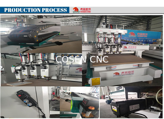 four head cnc wood router machine with high performance for wood engraving cutting