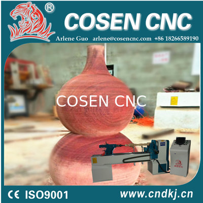 best brand cosen cnc wood lathe machinery with good performance for wood furniture legs