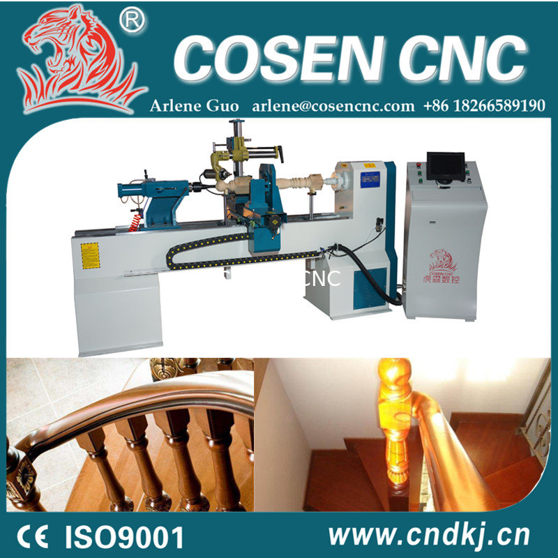 Brand No.1 Customizable CNC wood face lathe for furniture ,bathball bat CNC K series