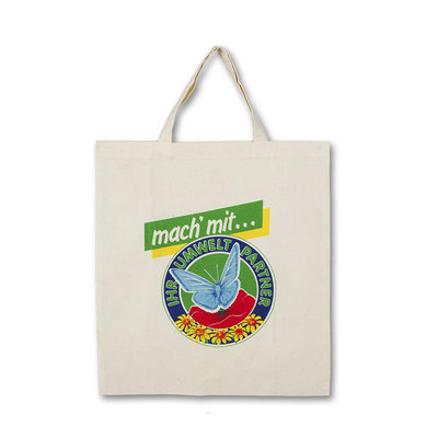 Silk Printing Type Cotton Canvas Tote Bag / Plain Cotton Road Bag