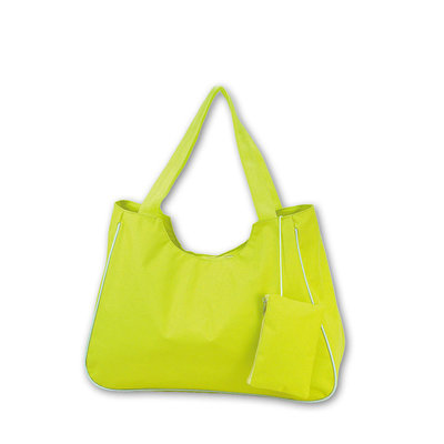 Eco Friendly Polyester Women'S Beach Tote Bags With Zipper Closure