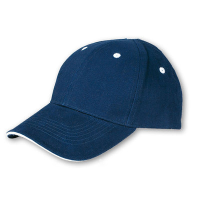 Cotton Classic Baseball Caps Plain Pattern With Inside Sweatband