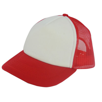 Promotional Custom Size Mesh Baseball Caps , 5 Panel Baseball Trucker Hat