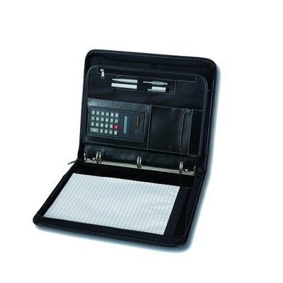 PU A4 Portfolio Folder Personalised Leather Document Folder OEM Accepted
