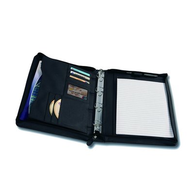 PVC Material A4 Portfolio Folder Zipper Closure Type Custom Logo Available