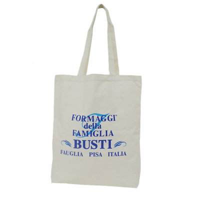 Pure Cotton Shopper Tote Bags In Standard Size Custom Logo Available