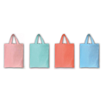 customized color With customized Logo Small Magazine 100% Cotton Bags