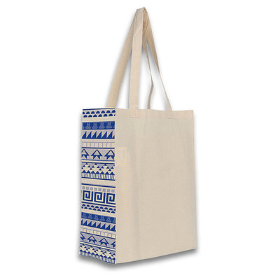Stylish Custom Print 100% Cotton Canvas Bag  Eco-Friendly handle bag