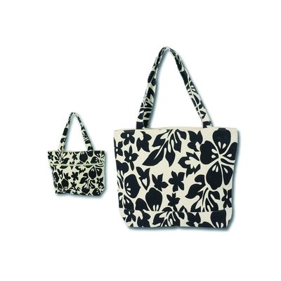 Hawaii Summer Beach Tote Bags High Density Cotton Canvas Material Made