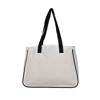 Blank Custom Fabric Tote Bags , Heavy Duty 12oz Canvas Tote Bags