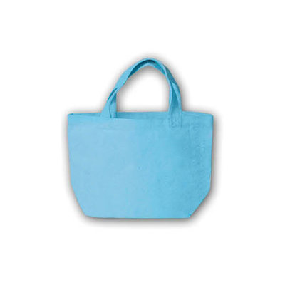 customized women lady kids colorful short handle canvas tote lunch bag