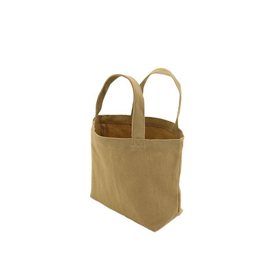 Silk Screen Printed Canvas Cotton Shopping Bags Blank Type With Handle