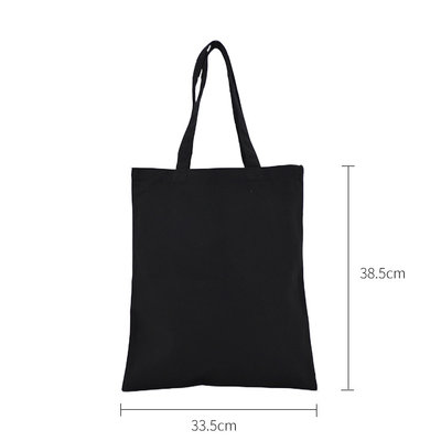 Cotton Canvas Blank Personalised Shopping Bags Custom Logo Available