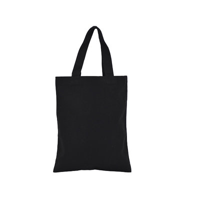 sublimation cheap average size black or natural canvas bag tote bag