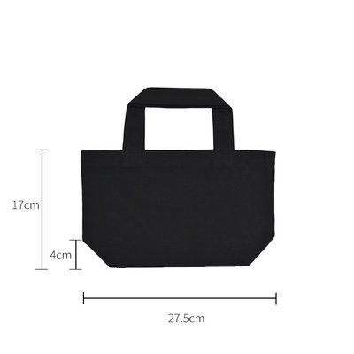Small Personalized Tote Bags With Custom Embroidery Handmade Mini Logo