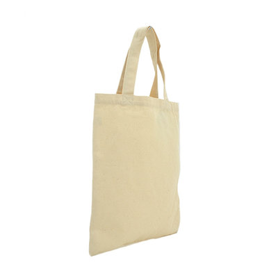 Small Natural Cotton Canvas Tote Bag Custom Printed Plain Cloth Bags