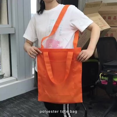 Eco - Friendly Personalized Tote Bags / Polyester Shoulder Bag OEM ODM Accepted