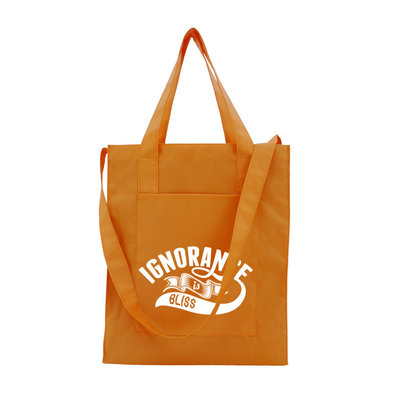 Eco - Friendly Personalized Tote Bags / Polyester Shoulder Bag OEM ODM Accepted