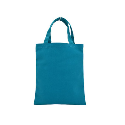 customized color tote bag 100% cotton short handle eco-friendly shopping bag