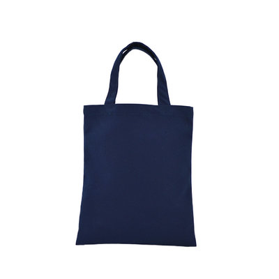 customized color tote bag 100% cotton short handle eco-friendly shopping bag