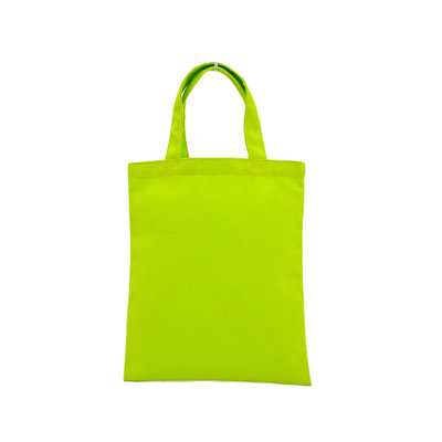 customized color tote bag 100% cotton short handle eco-friendly shopping bag