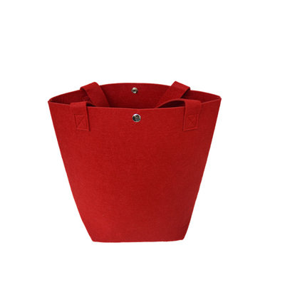Fashionable RPET Felt Bags / Felt Fabric Bags Any Color Available