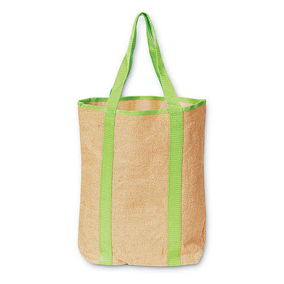 Promotional Custom Printed 350gsm Jute Tote Bag OEM Service Accepted
