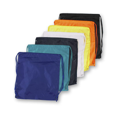 Multi colored Promotional Drawstring Bags / Drawstring Shoe Bags OEM Accepted