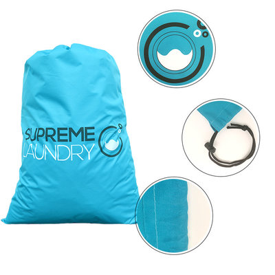 Home Use Polyester Promotional Drawstring Bags Extra Large Drawstring Laundry Bag