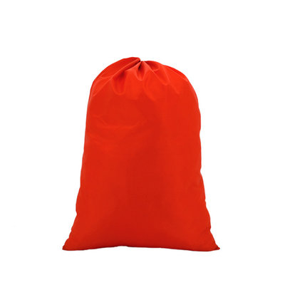 Large Drawstring Laundry Bag Durable Custom Polyester Laundry Bags
