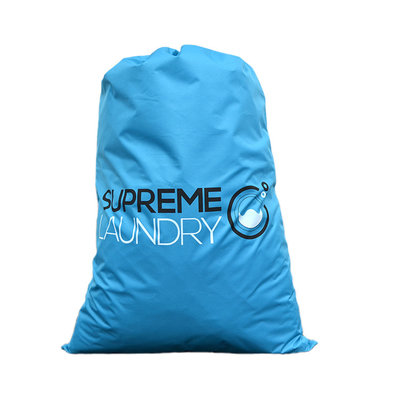 Polyester Promotional Drawstring Bags Travel Use Large Laundry Wash Bag