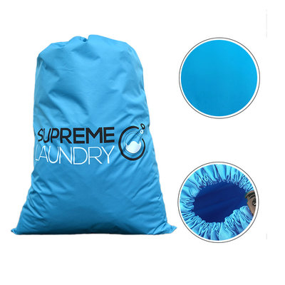 Polyester Promotional Drawstring Bags Travel Use Large Laundry Wash Bag