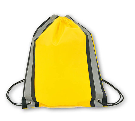 Custom Promotional Drawstring Bags , Soccer Sport Nylon String Backpack