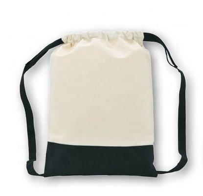 Cartoon Pattern Gym Sack Drawstring Bag / Fabric Drawstring Bags