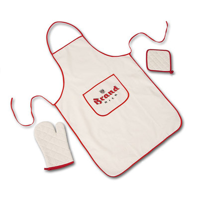 Promotional Cotton Kitchen Wears Aprons For Man & Woman Custom Color Available