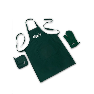 Bib Type Printed Kitchen Cooking Apron , Cotton Personalized Kitchen Aprons