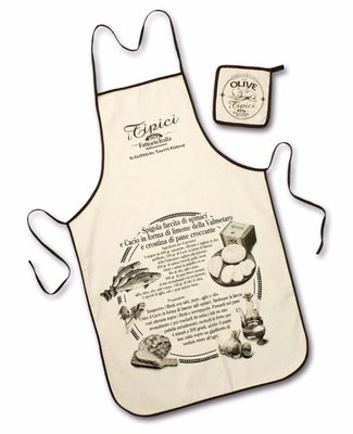 Natural Color Plain Cotton Personalized Kitchen Aprons With Front Pocket