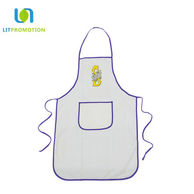 Promotional Custom Kitchen Aprons , Bib Type Professional Chef Aprons