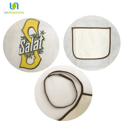 Promotional Custom Kitchen Aprons , Bib Type Professional Chef Aprons