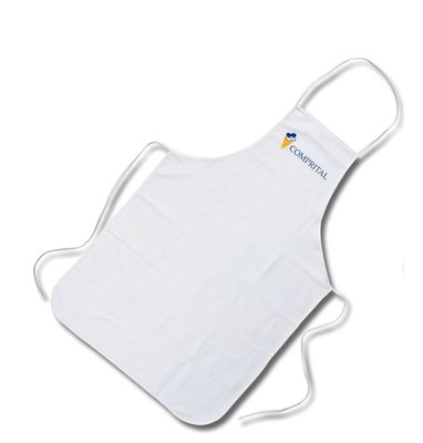 Eco - Friendly Kitchen Wears Aprons Cotton Material Custom Printed Type
