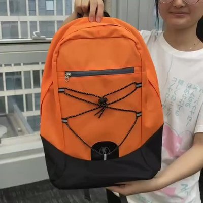 Custom Leisure Backpacks , Outdoor Hiking Polyester Travel Rucksack