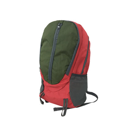 Foldable Sports Leisure Backpacks Light Weight With Nylon Zipper Pocket