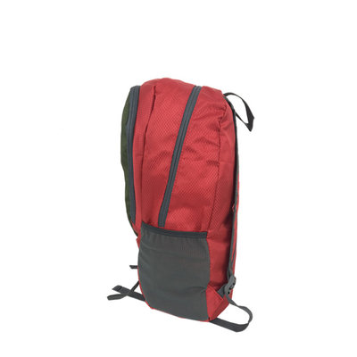 Foldable Sports Leisure Backpacks Light Weight With Nylon Zipper Pocket