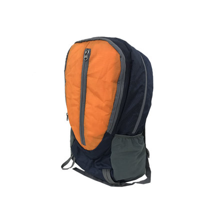 Foldable Sports Leisure Backpacks Light Weight With Nylon Zipper Pocket