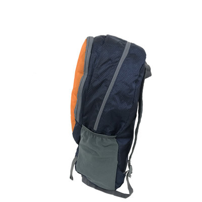 Foldable Sports Leisure Backpacks Light Weight With Nylon Zipper Pocket