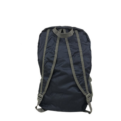 Foldable Sports Leisure Backpacks Light Weight With Nylon Zipper Pocket