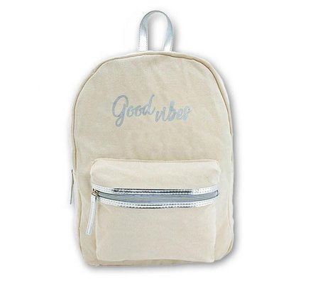 Vintage Printed Canvas Leisure Backpacks Natural Canvas School Rucksack