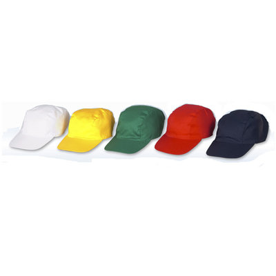 Multi - Panel Classic Baseball Caps With Elastic Band Back Closure