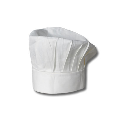 Hook And Loop Closure Cooking Cap , Customized 100% Cotton Chef Hat