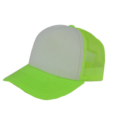 Promotional Custom Size Mesh Baseball Caps , 5 Panel Baseball Trucker Hat